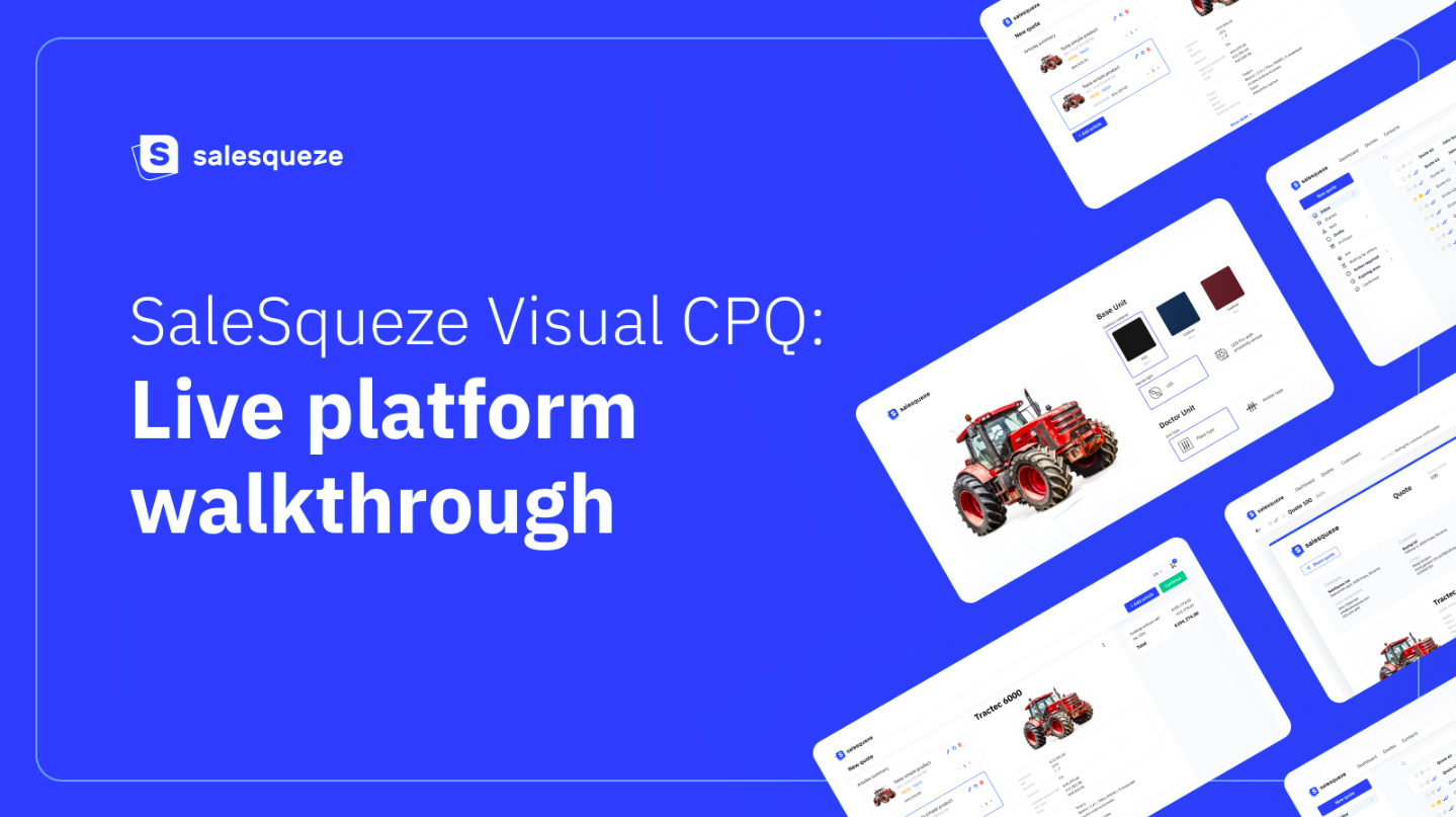 Live platform walkthrough - SaleSqueze